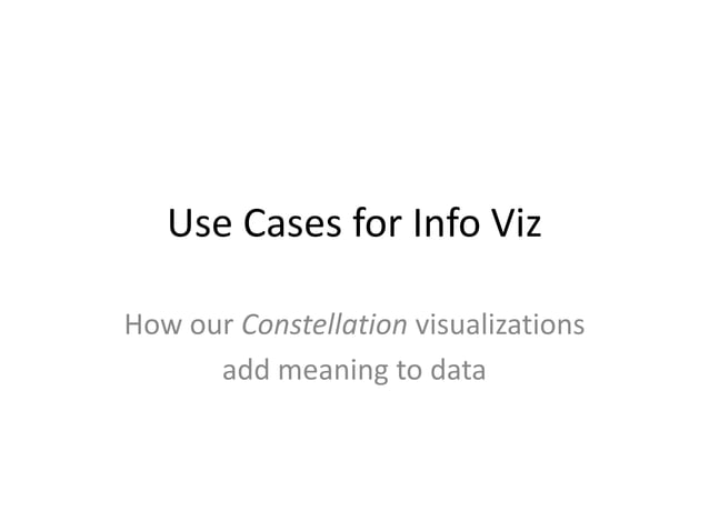 Data Visualization Case Studies | PPTX