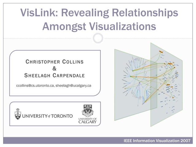 VisLink: Revealing Relationships Amongst Visualizations | PPT