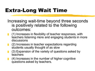=Info Wait Time And Questioning | PPT