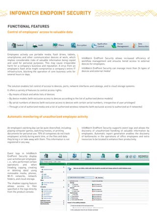 Infowatch endpoint security | PDF