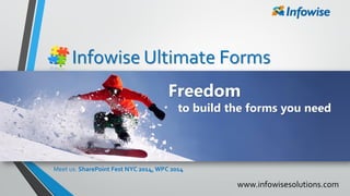 Features Of Infowise Ultimate Forms vs Info Path | PPT