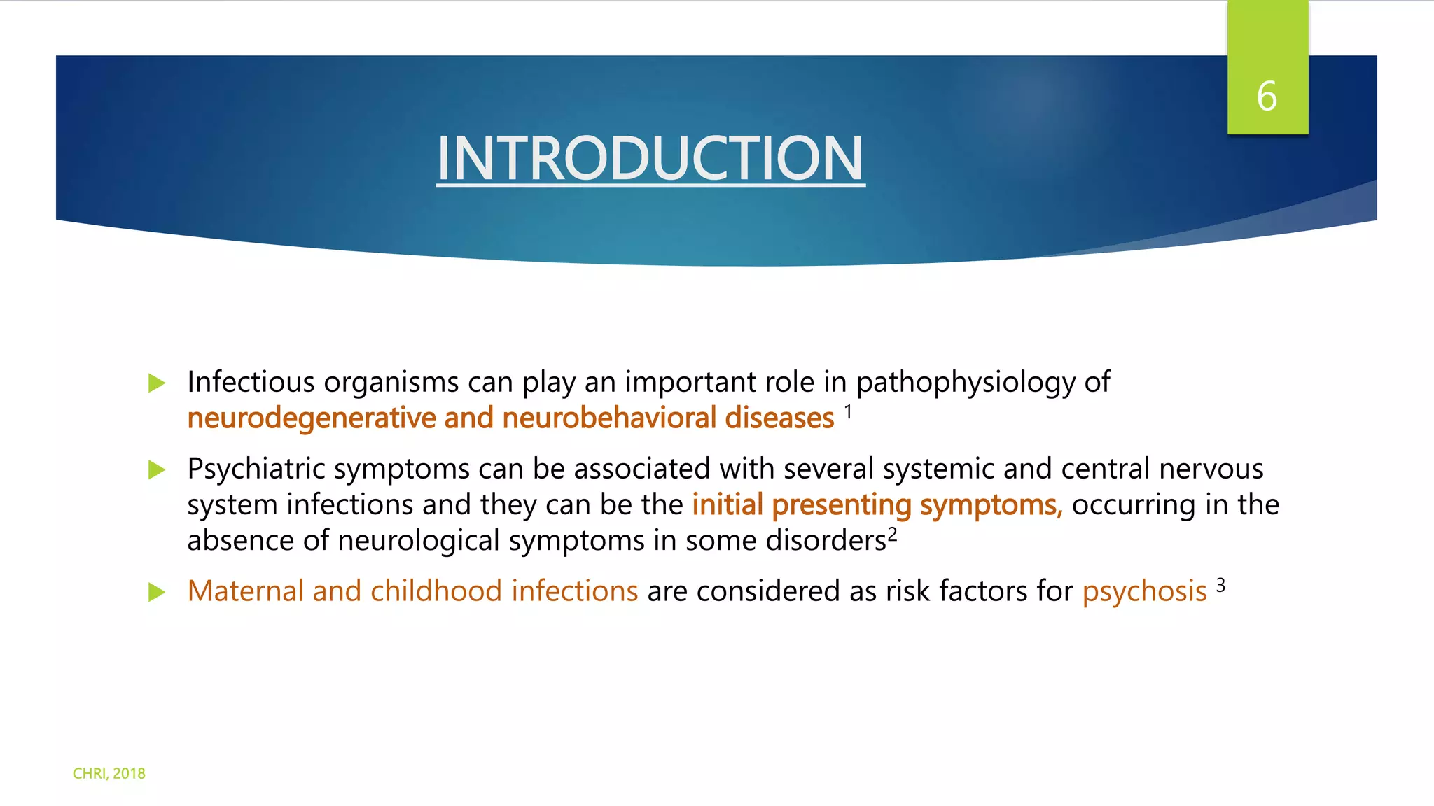 Neuropsychiatric manifestations of other infectious and Prion diseases | PPTX