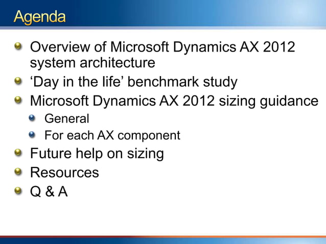 AX2012 Technical Track - Infrastructure, Davy Vliegen | PPTX | Databases | Computer Software and ...