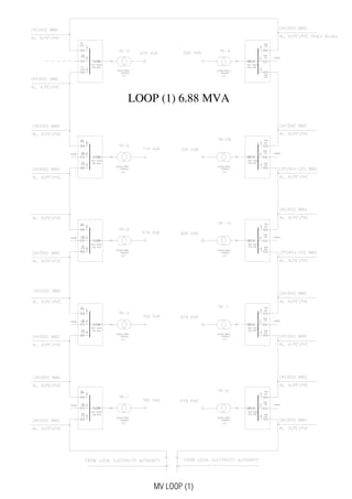 Full Elec. Infrastructural Design ( M.V , LV, SLD) | PDF