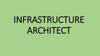 Infrastructure architect | PPT