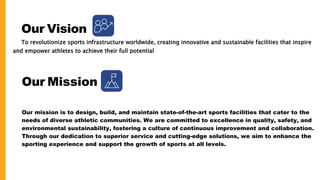 sports infrastructure company detail profile | DOCX