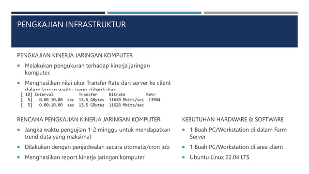 Infrastructure pada jaringan perusahaan- | PPTX
