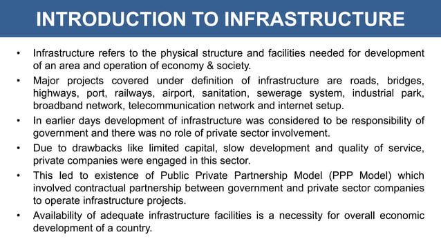 Infrastructure Financing | PPTX