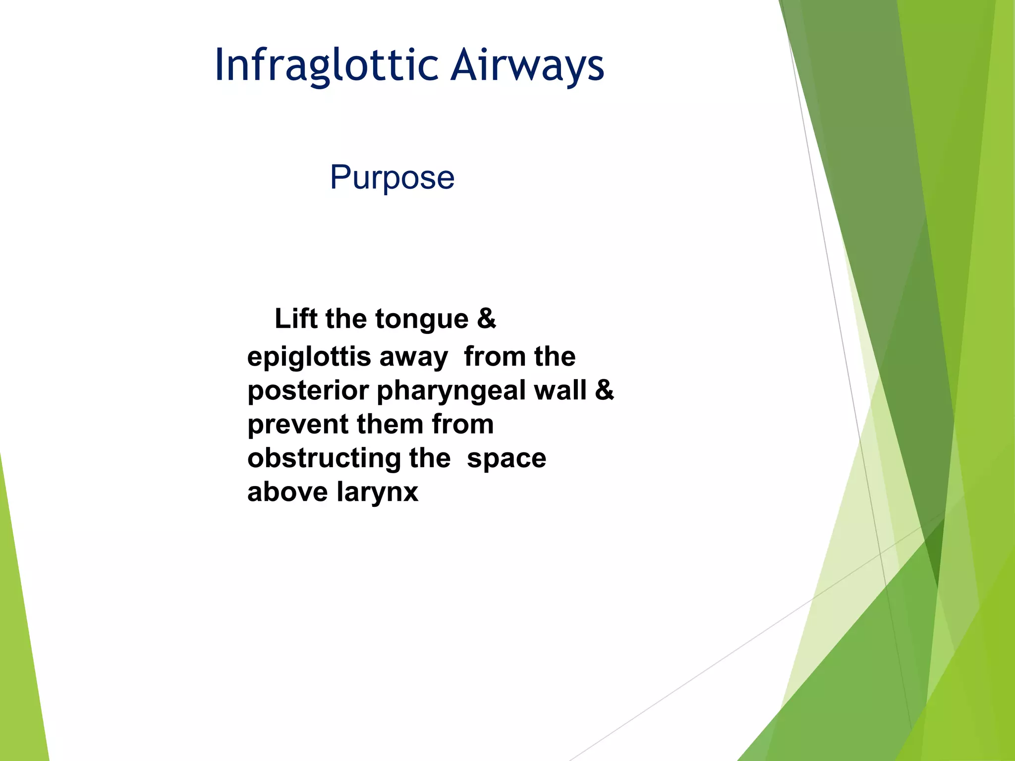 #Infraglottic airways | PPTX