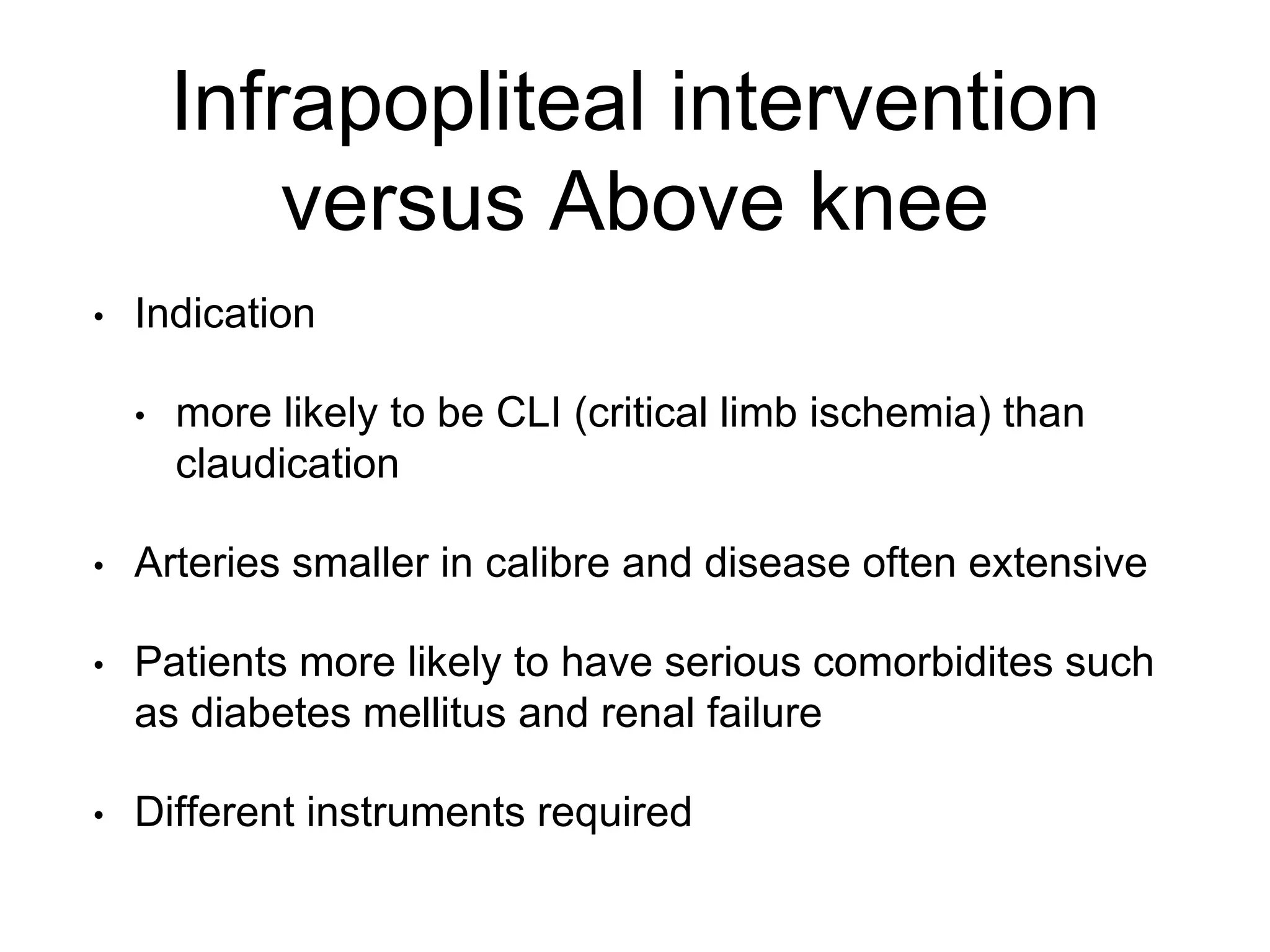 Infrapopliteal pad | PPT