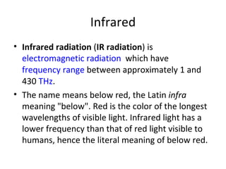 Infrared Transmission | PPT | Science