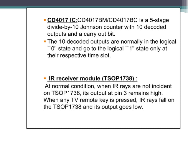 Infrared Remote Control Switch | PPTX