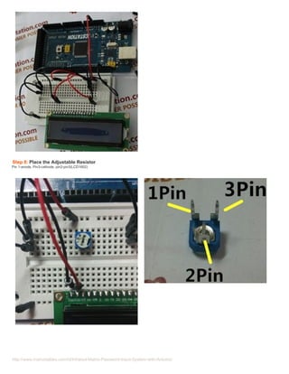 Infrared matrix-password-input-system-with-arduino | PDF | Computer Peripherals | Computing