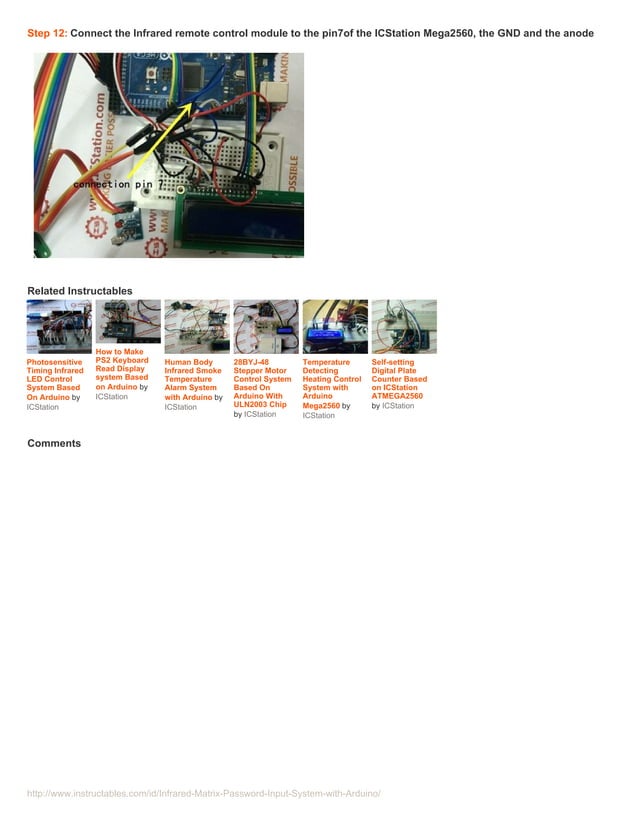 Infrared matrix-password-input-system-with-arduino | PDF | Computer Peripherals | Computing