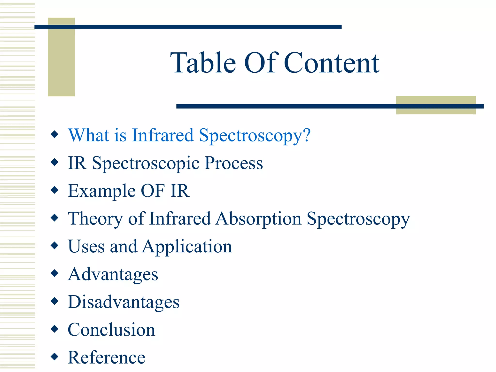 Infrared-Spectroscopy-ppt.pptx | Chemistry | Science