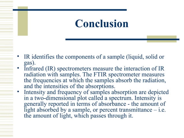 Infrared-Spectroscopy-ppt.pptx info bysi | PPTX | Chemistry | Science