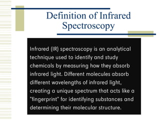 Infrared-Spectroscopy-ppt.pptx info bysi | PPTX | Chemistry | Science