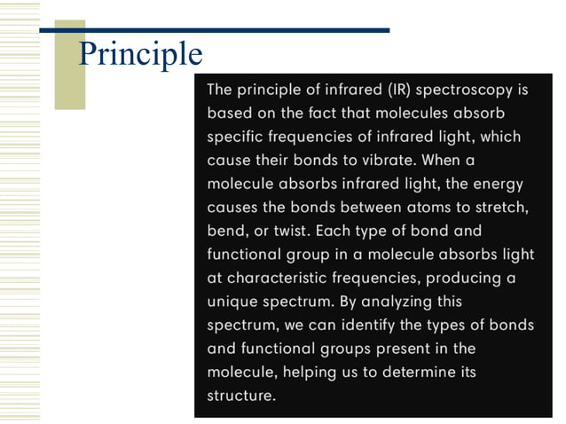 Infrared-Spectroscopy-ppt.pptx info bysi | PPTX | Chemistry | Science