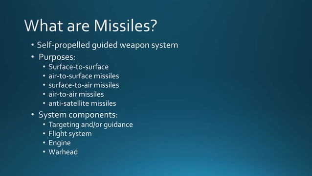 Infrared guided missiles | PPT