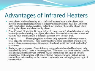 Infrared heaters | PPTX