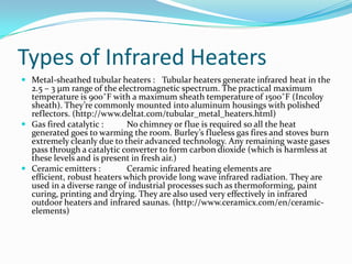 Infrared heaters | PPTX | Home Appliances | Home & Garden