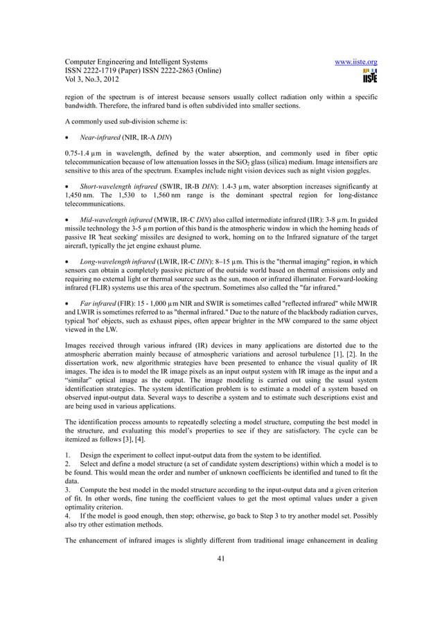 Infrared image enhancement using wavelet transform | PDF