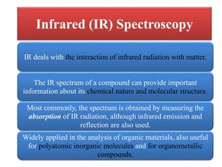 Infrared instrumentation | PPTX