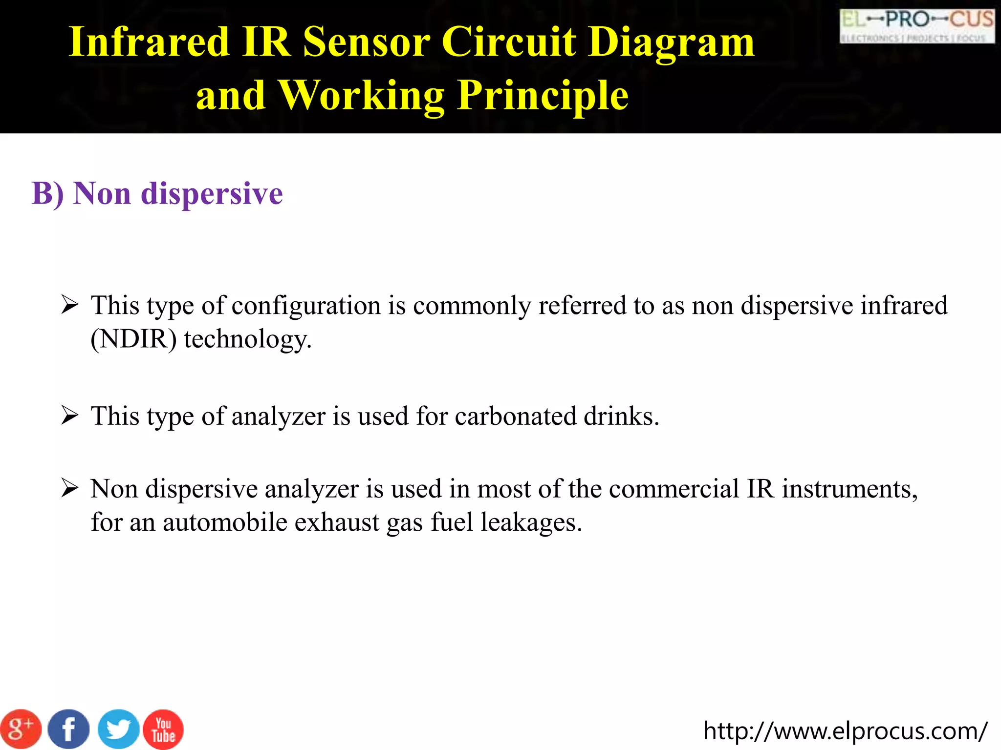 Infrared IR Sensor Circuit Diagram and Working Principle | PPTX