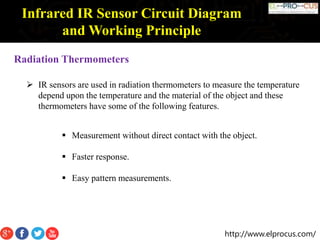 Infrared IR Sensor Circuit Diagram and Working Principle | PPTX