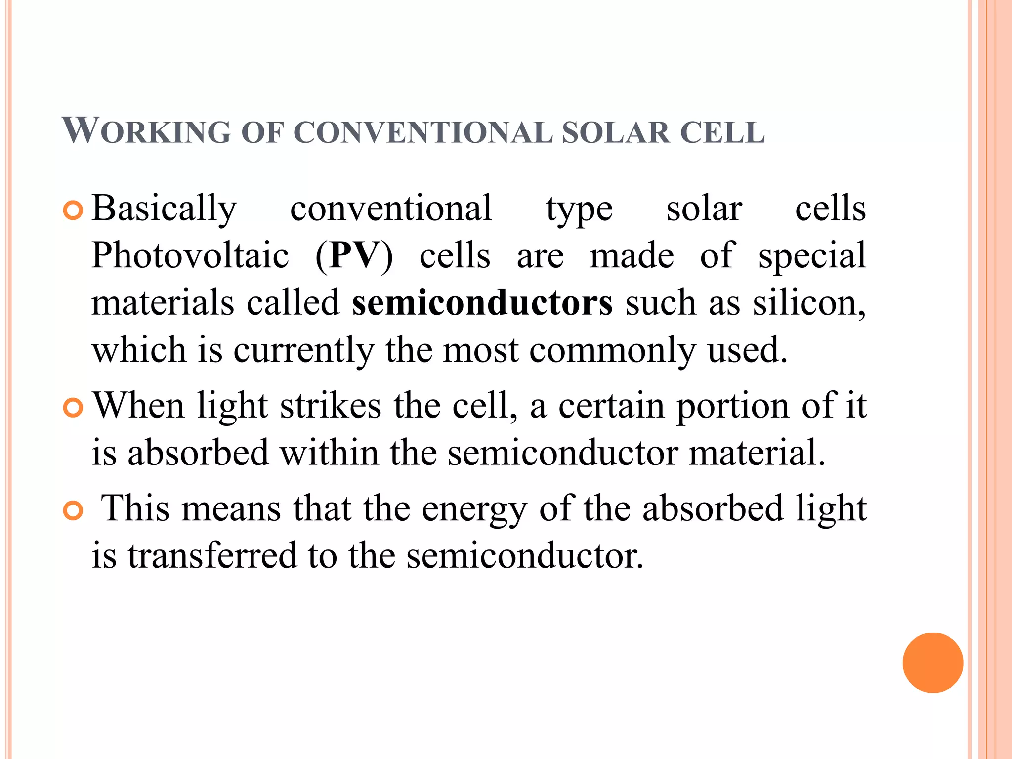 Infrared plastic solar cell | PPTX