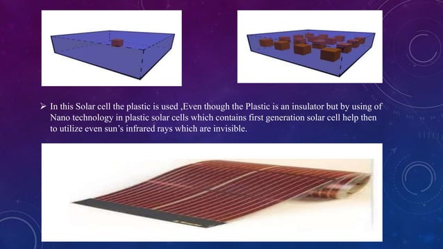 Infrared plastic solar cell | PPTX | Chemistry | Science
