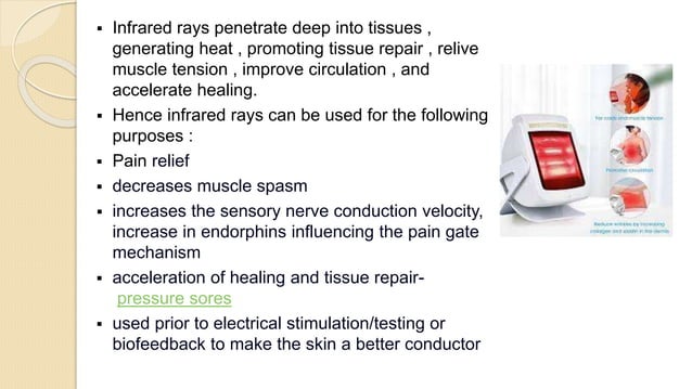 Infrared Radiation for Physiotherapy.pptx