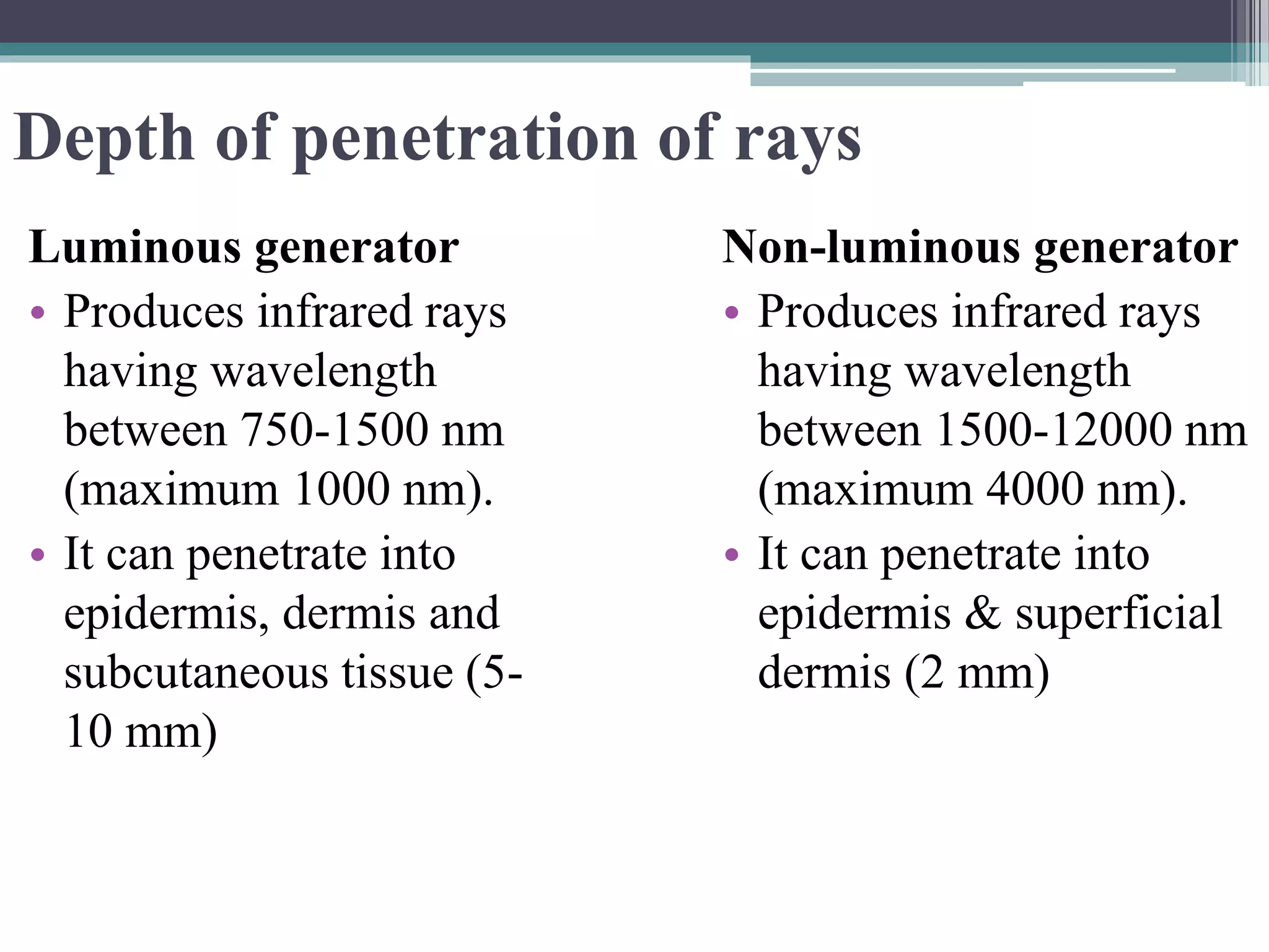 Infrared radiation (irr) | PPTX