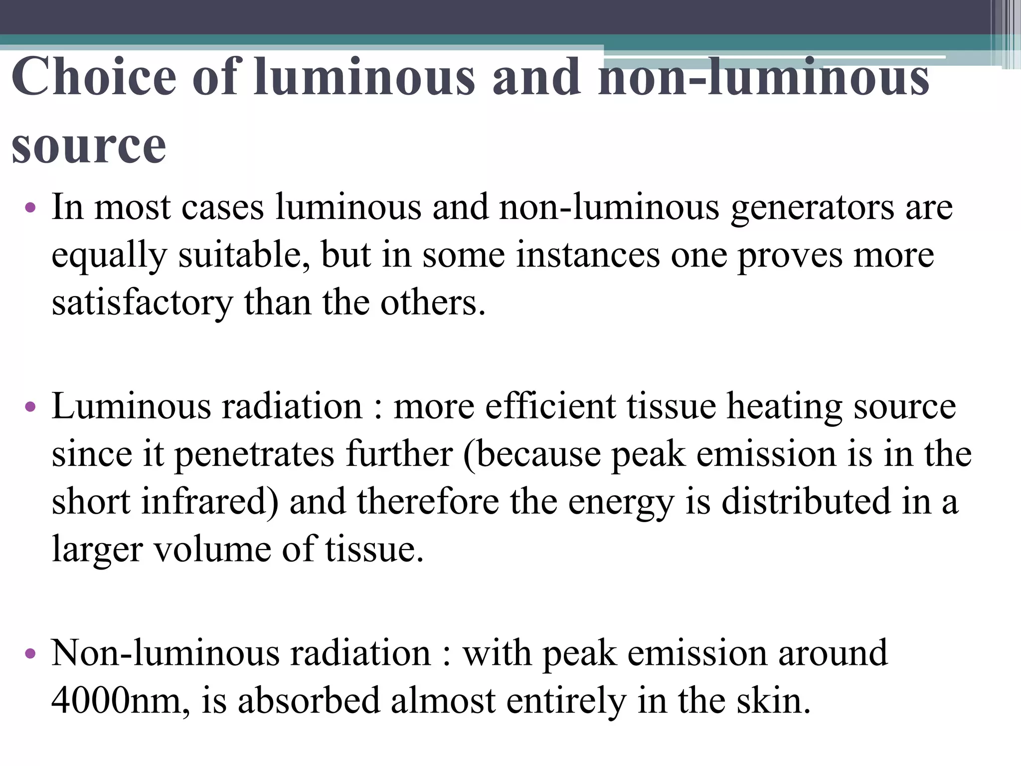 Infrared radiation (irr) | PPTX