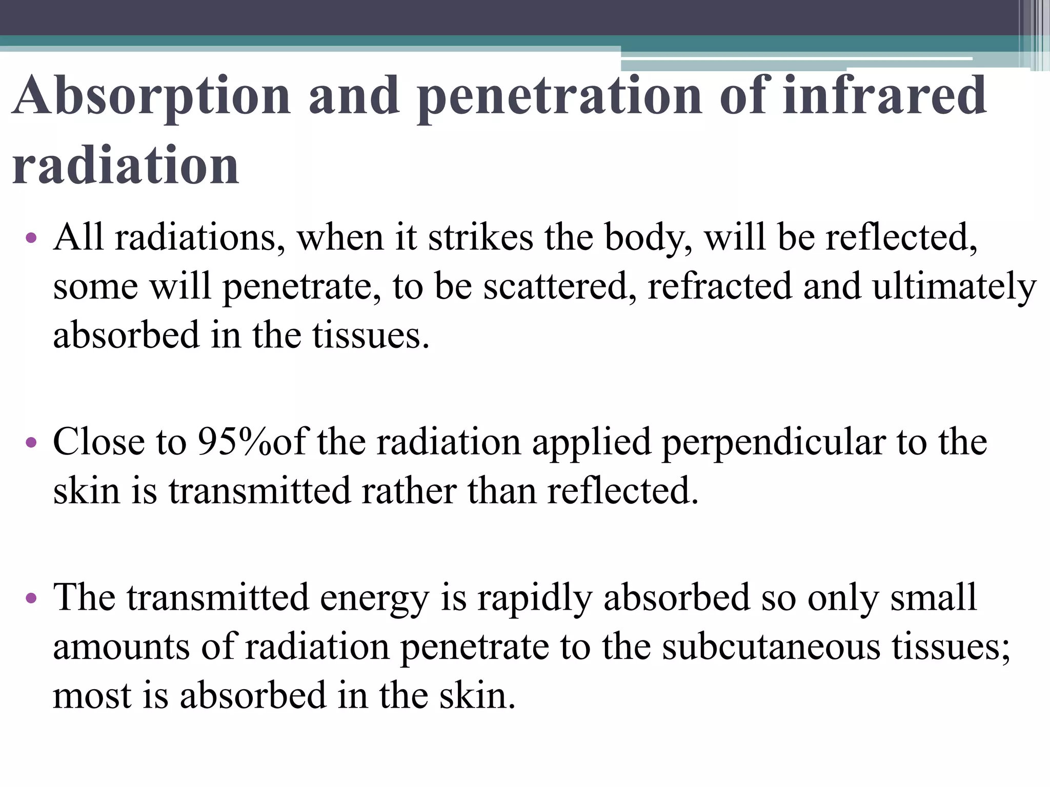 Infrared radiation (irr) | PPTX