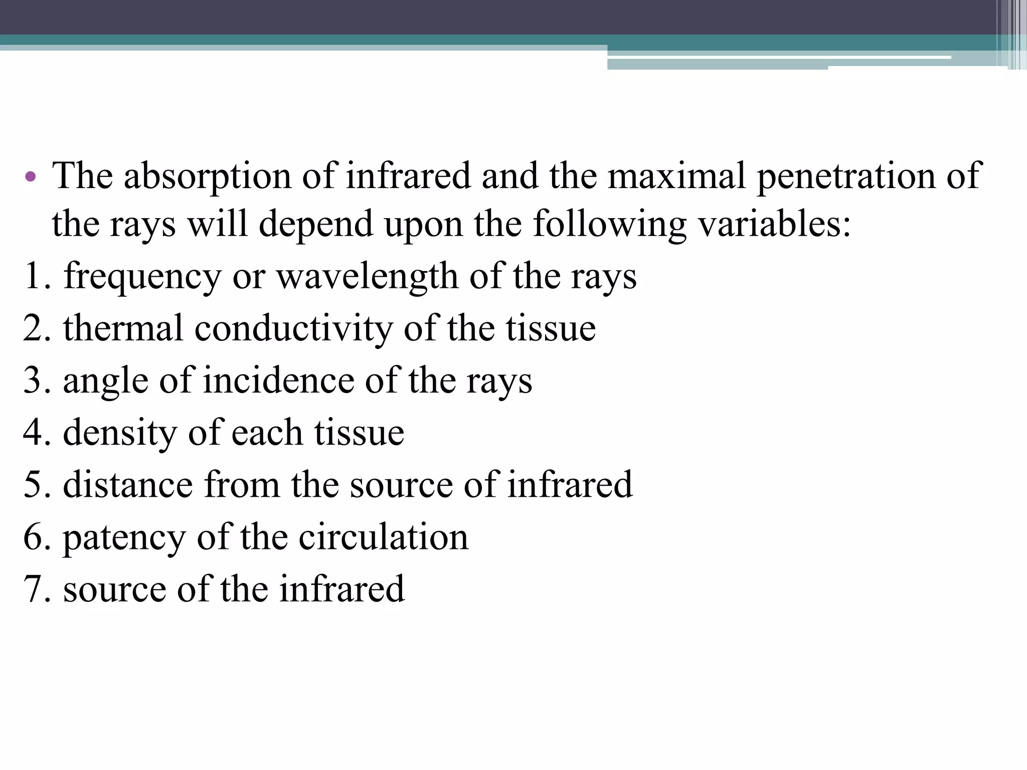 Infrared radiation (irr) | PPTX