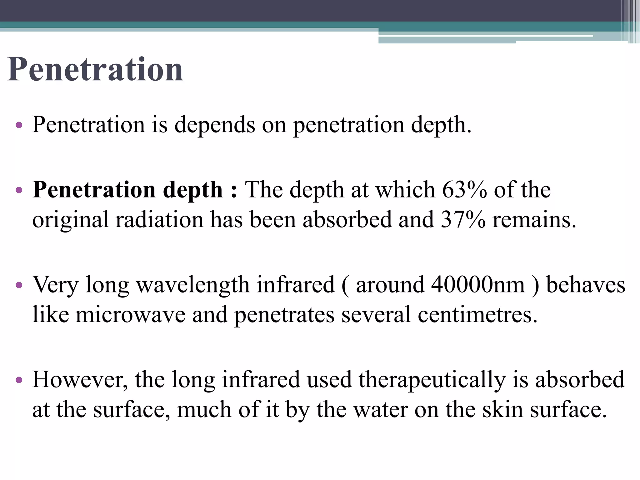 Infrared radiation (irr) | PPTX