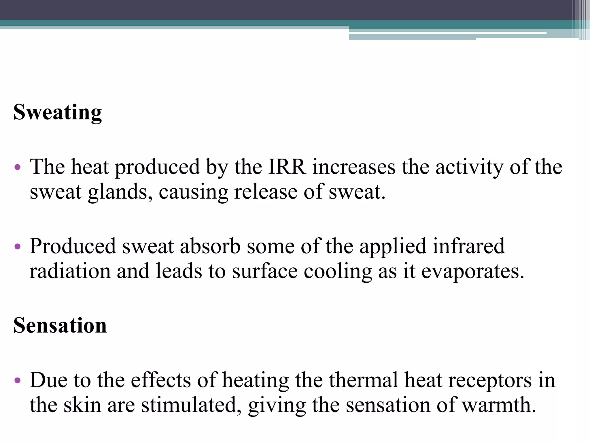 Infrared radiation (irr) | PPTX