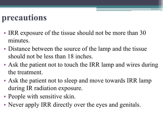 Infrared radiation (irr) | PPTX