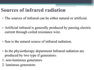 Infrared radiation (irr) | PPTX