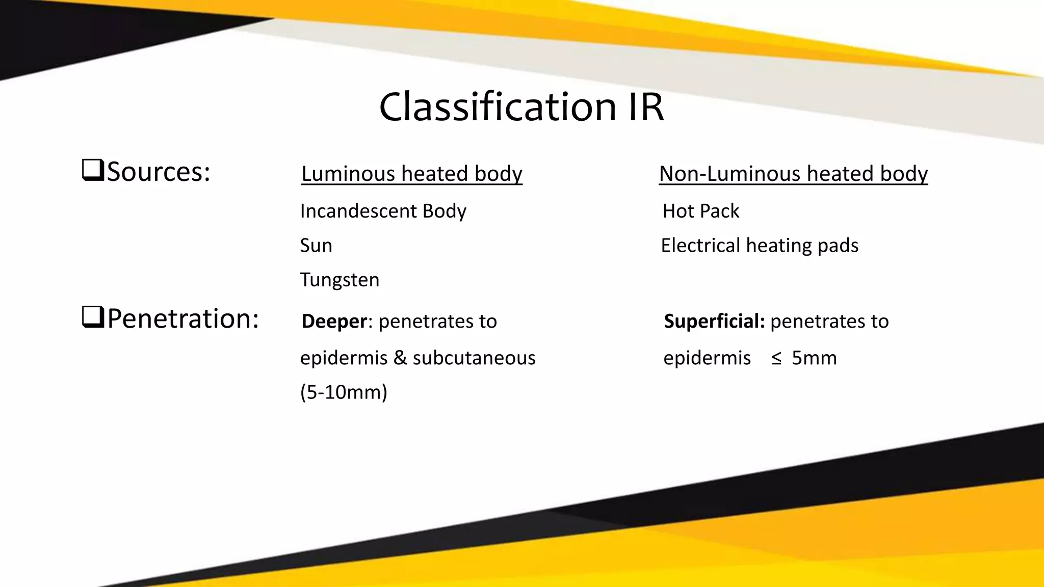 Infrared radiations | PPTX