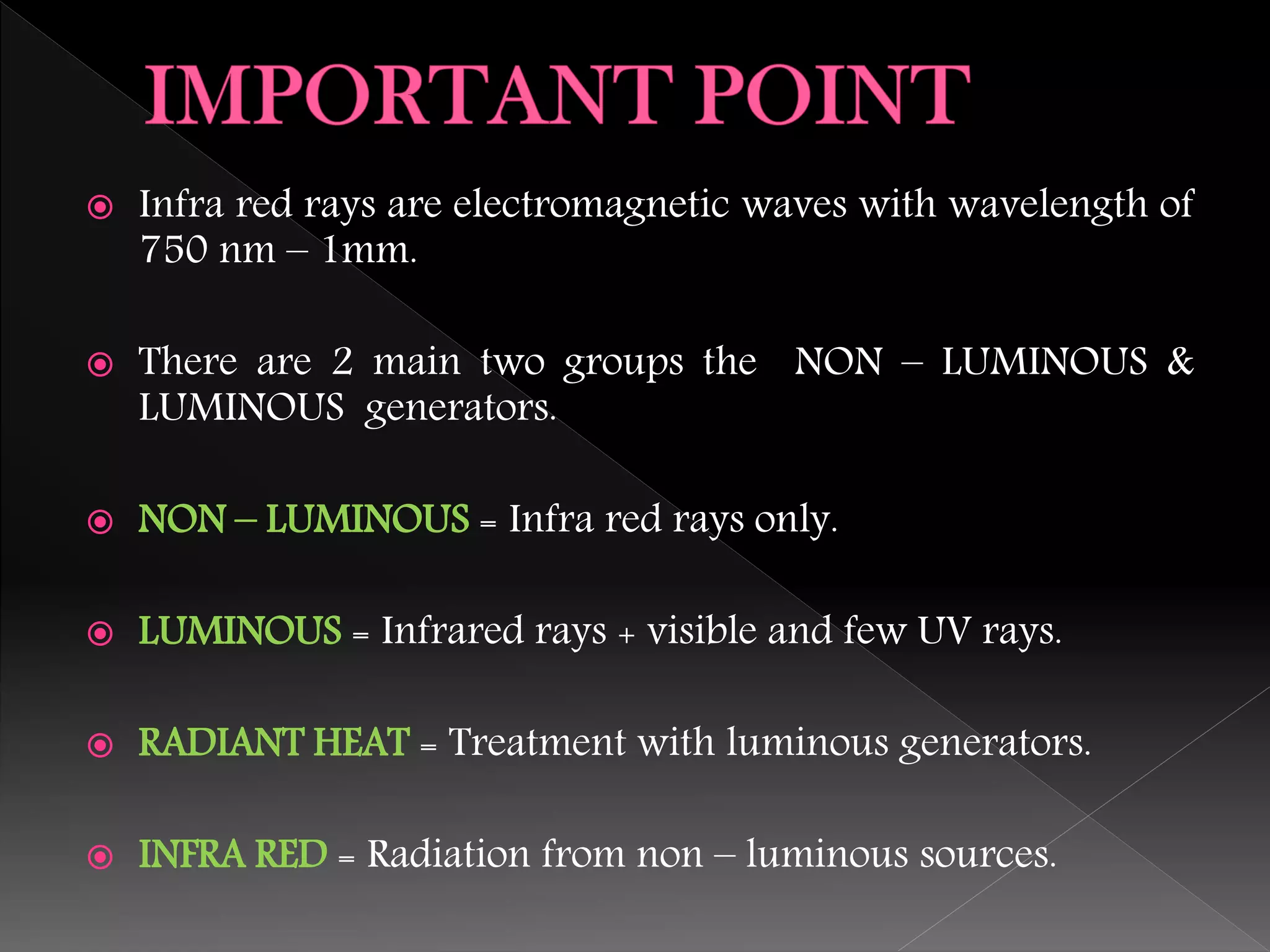 Infrared radiations physiotherapy | PDF