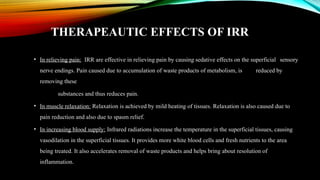 Infrared Radiation Therapy in Physiotherapy | PPTX