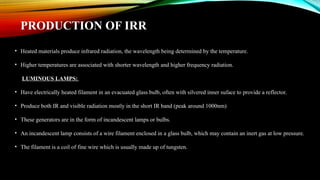 Infrared Radiation Therapy in Physiotherapy | PPTX