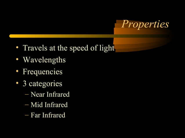 Infrared rays | PPT