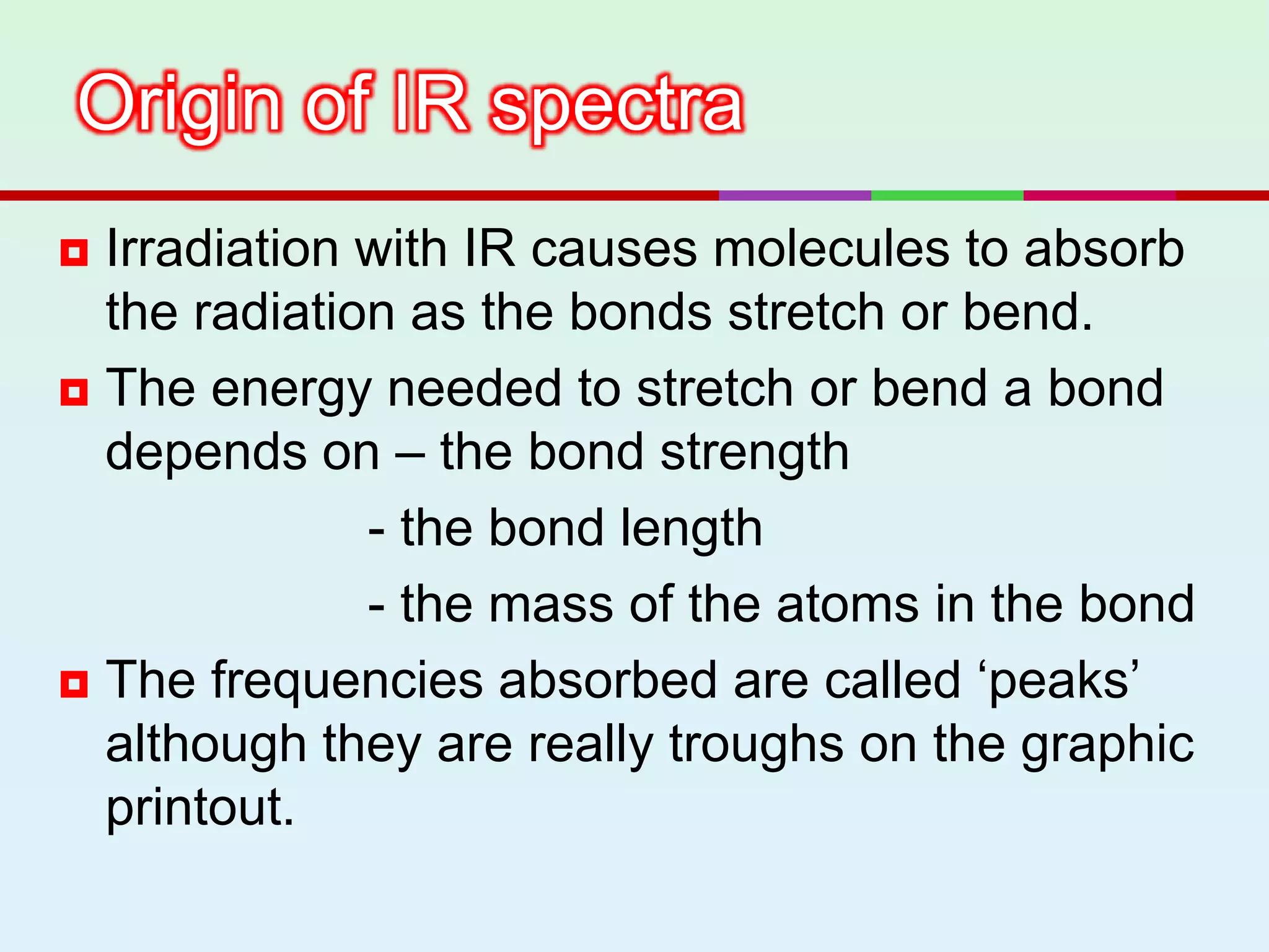 Infrared spectoscopy | PPT