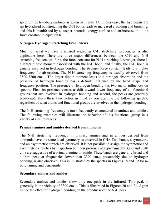 Infrared spectroscopy IR | PDF