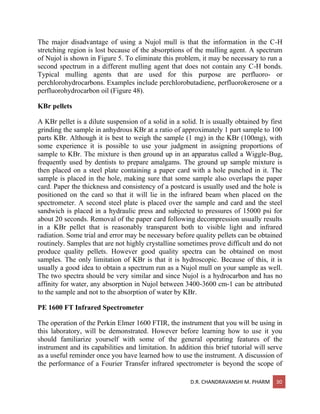 Infrared spectroscopy IR | PDF