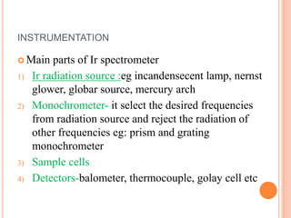 Infrared spectroscopy (I.R spectroscopy) | PPTX