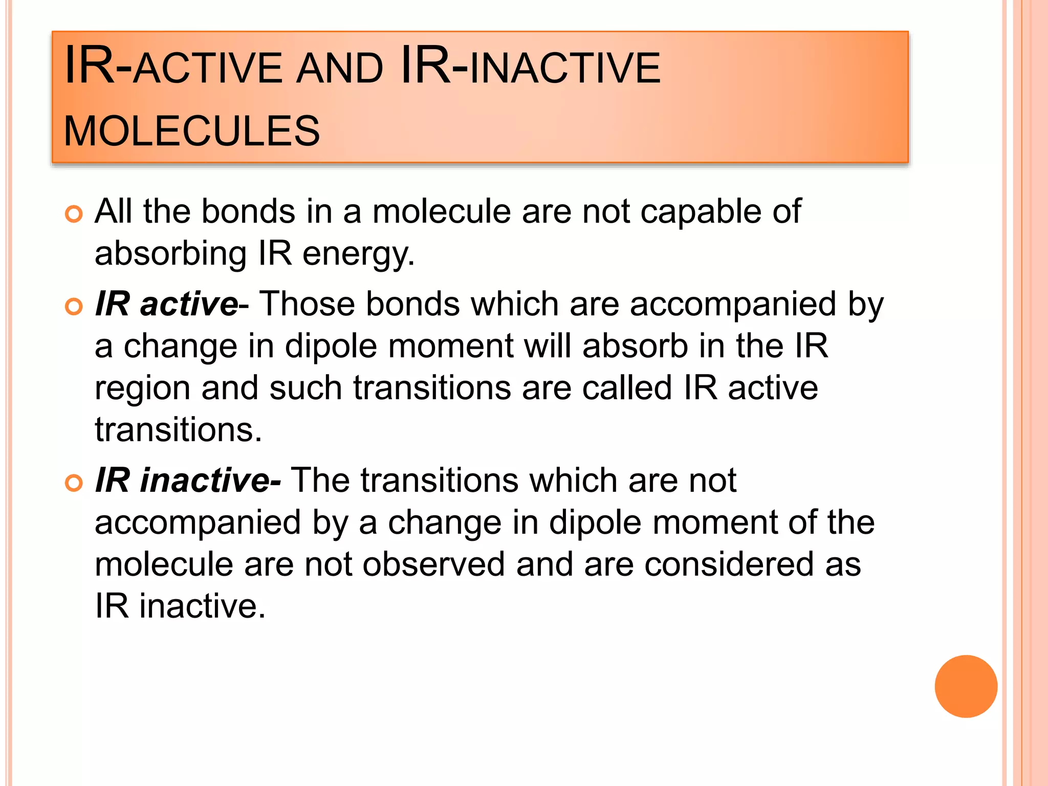 Infrared spectroscopy | PPTX